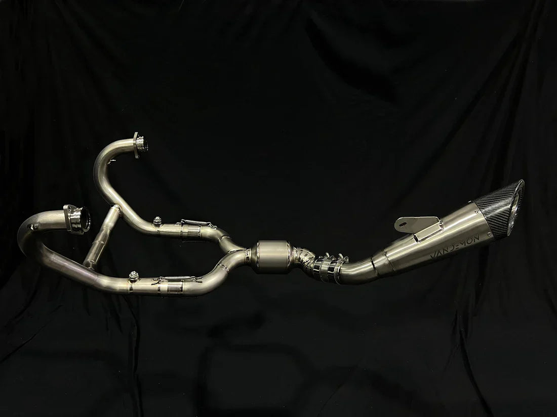 Vandemon BMW R nineT Titanium Exhaust System 2021-2024 BMWRNINETTIEXHB ...