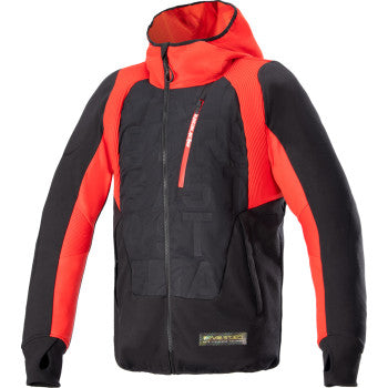 ALPINESTARS MSE Hybrid Hooded Jacket - Black/Red - 4XL 4201824-1463-4X ...