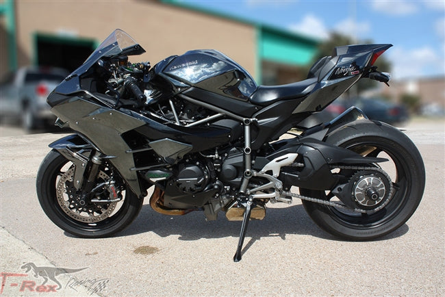 T-rex racing 2015 - 2022 kawasaki ninja h2 h2r no cut frame sliders ...