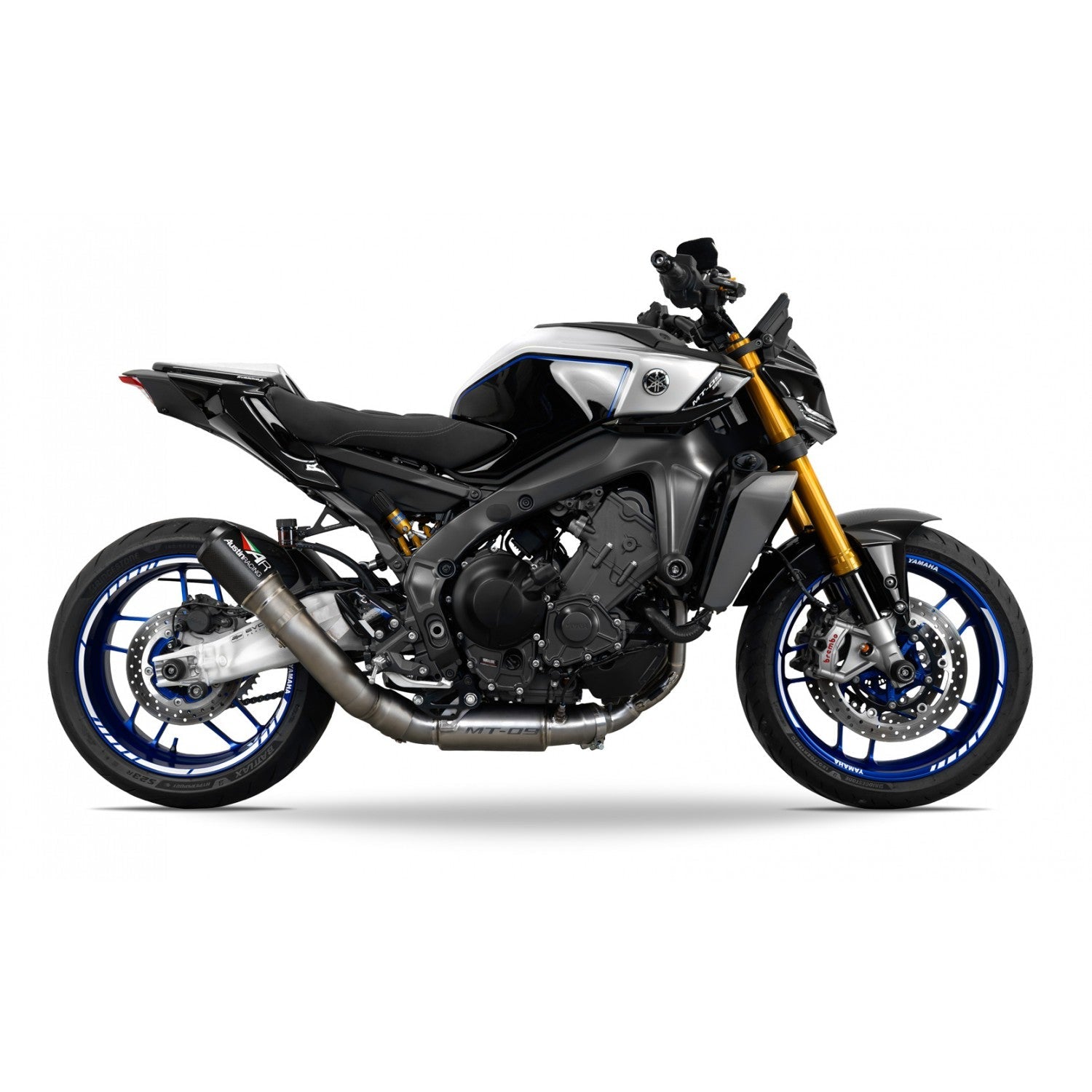 Austin Racing 2021 - 2025 YAMAHA MT09/FZ09 GP1/GP2 RACE FULL EXHAUST S ...
